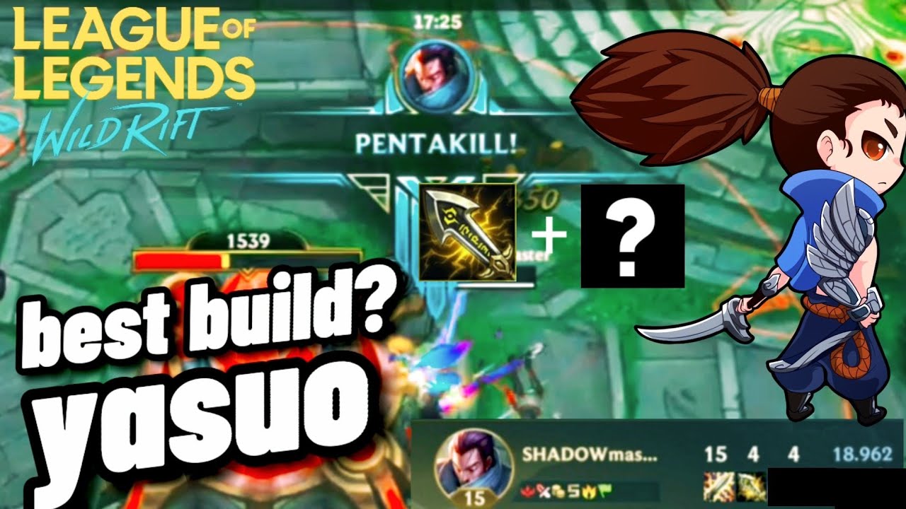best build and rune for yasuo | wild rift 2021 - YouTube