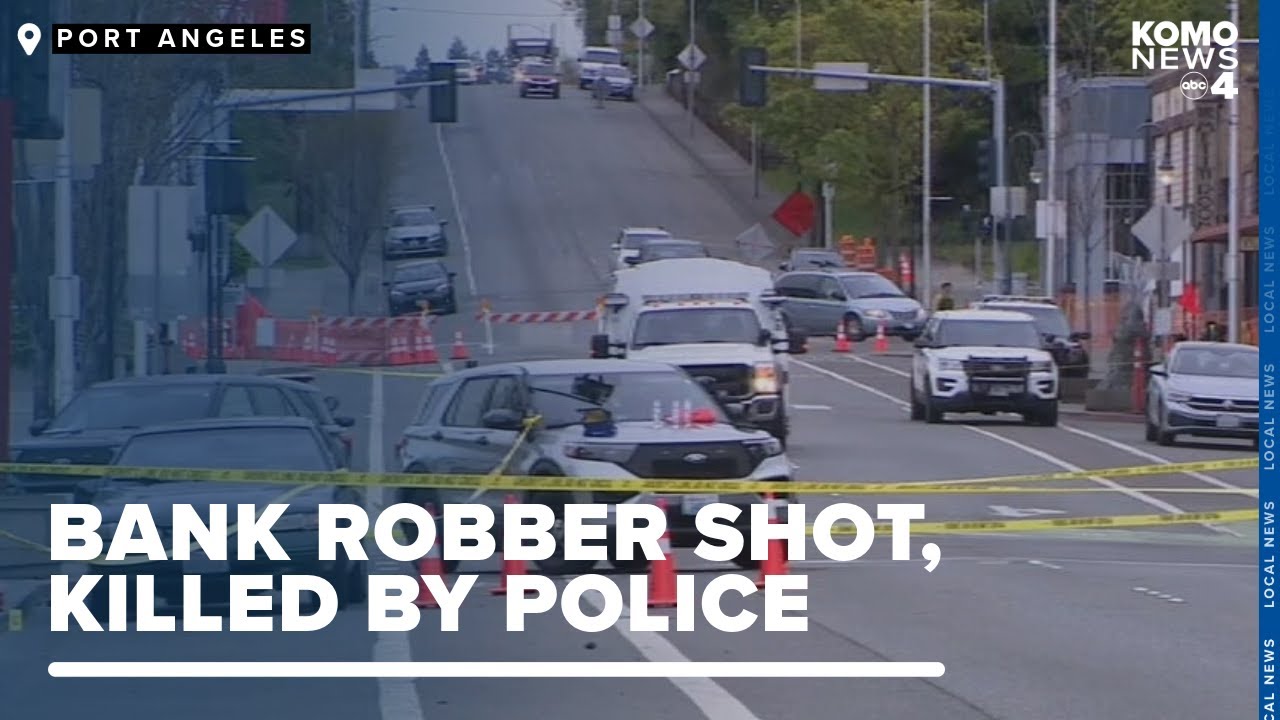 Suspected bank robber shot, killed by Port Angeles police - YouTube