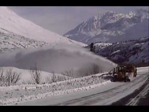 Snow plowing in AK - YouTube