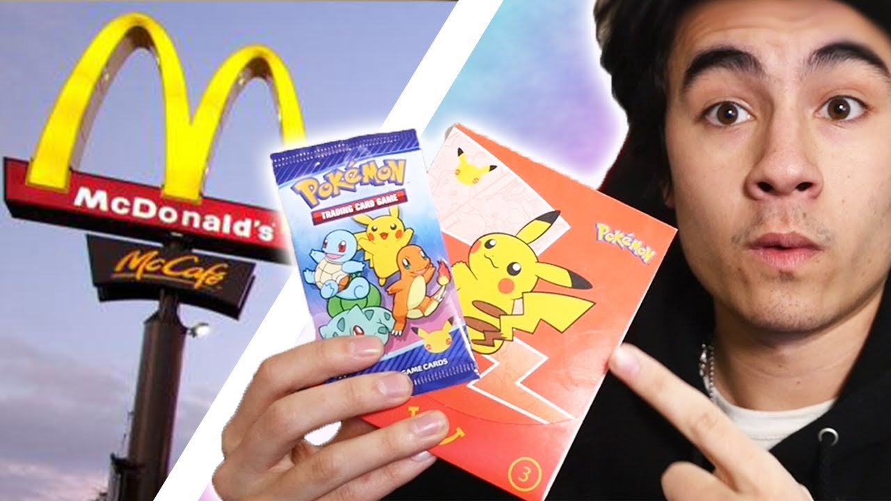 *NEW* Pokemon McDonald's Booster Packs! (2021) - YouTube