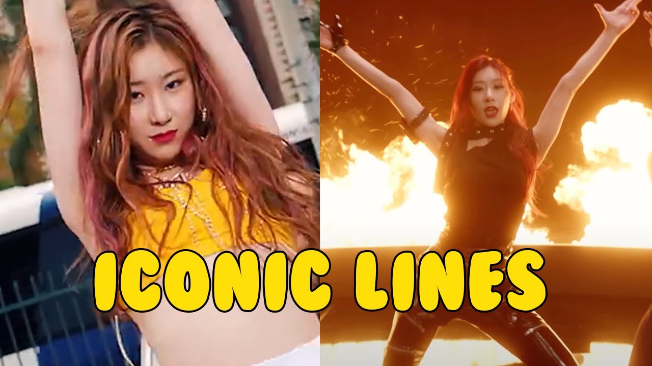 ranking ITZY Chaeryeong's iconic lines - YouTube
