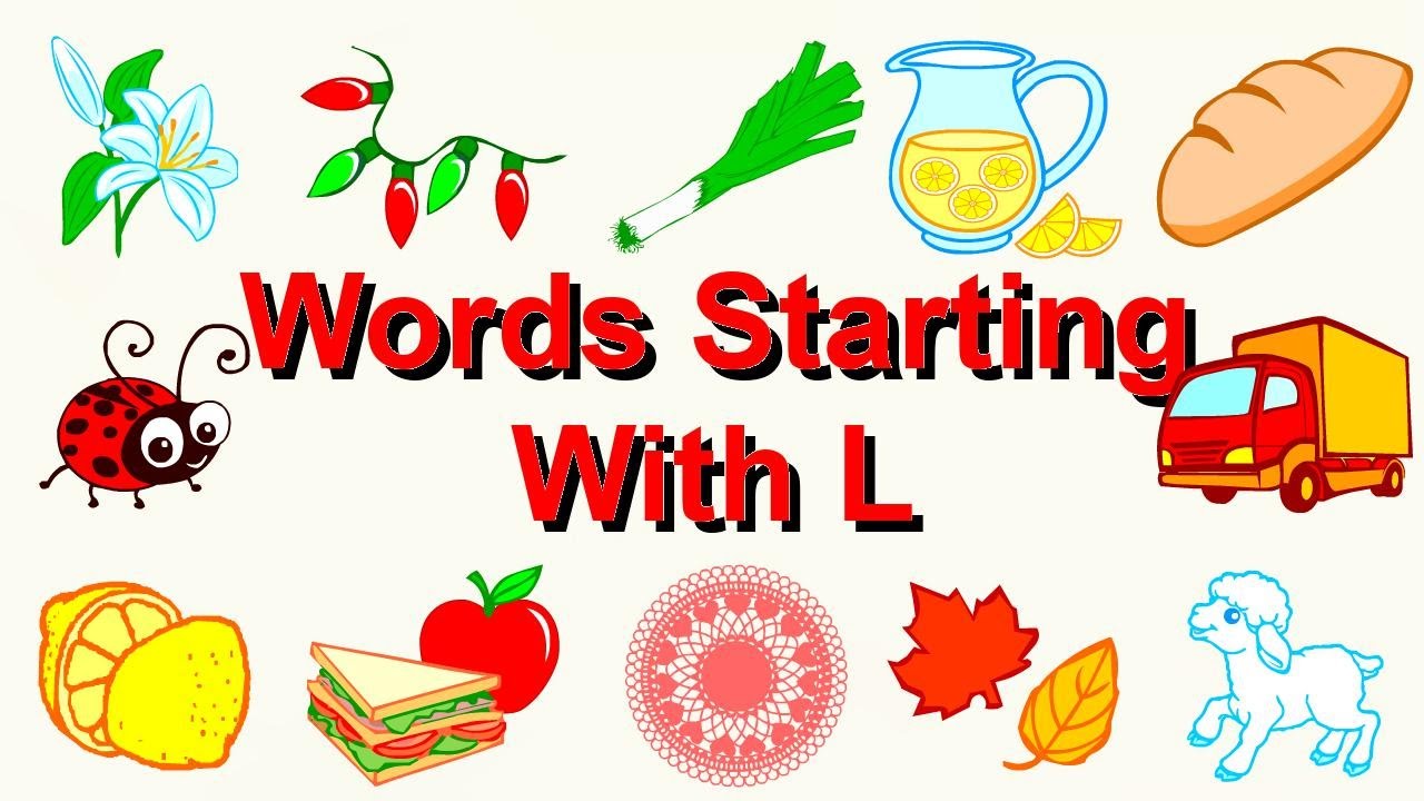 Words starting with L, Lemonade, Leaves, Leek, Alphabet Flashcards ...