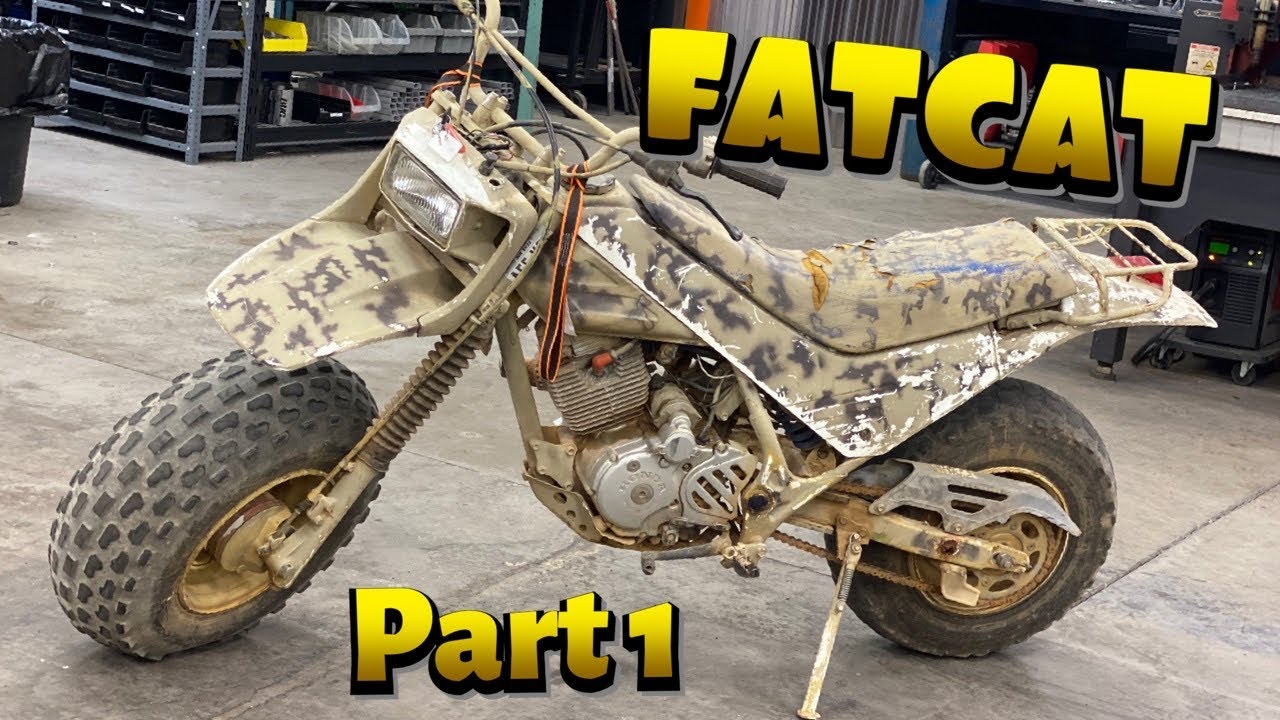 Honda FAT CAT Restoration Project Market place find Part 1 BVC OFFROAD ...