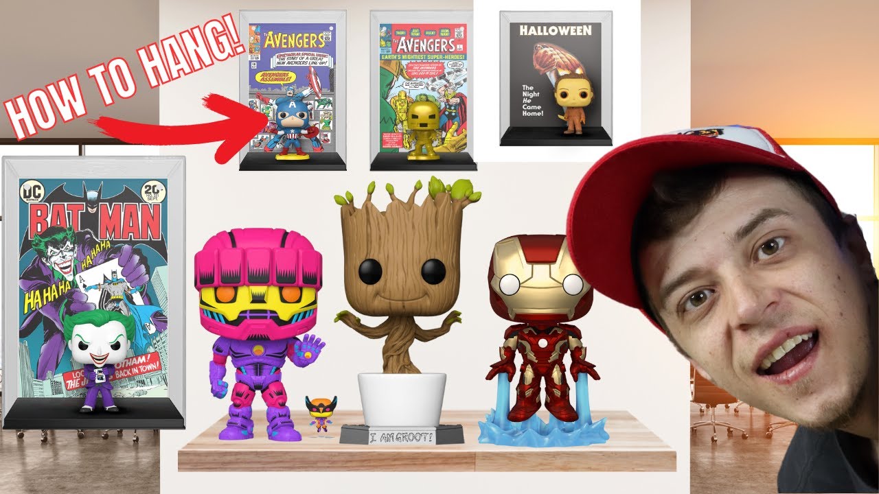 Displaying My Comic Cover + 10 Inch Funko Pops - YouTube