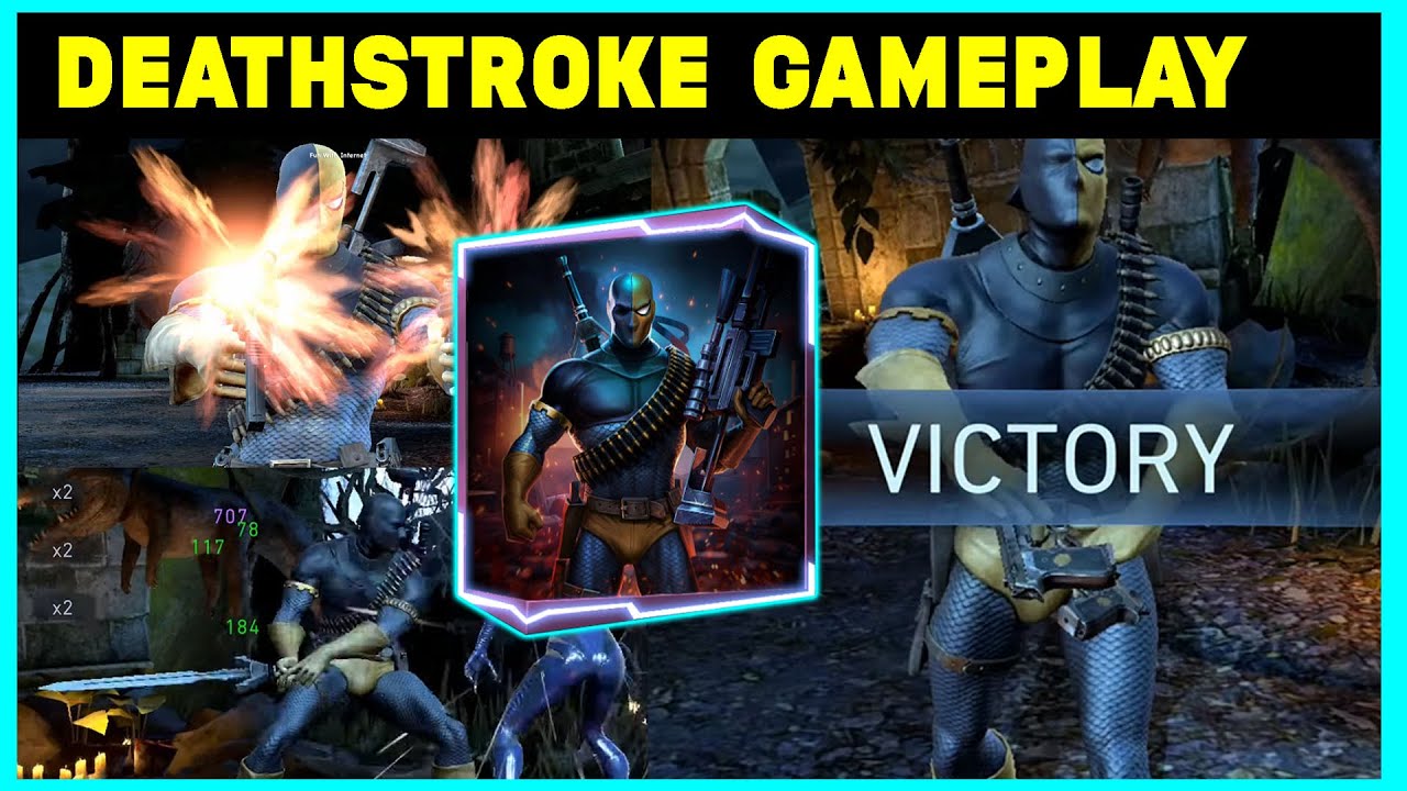 Legendary Deathstroke Gameplay Injustice 2 Mobile - YouTube