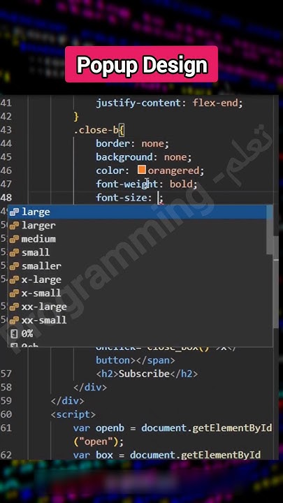 Popup Design Frontend Developer Programming Javascript Html Coding Css Html5 Webdevelopment💻🌐