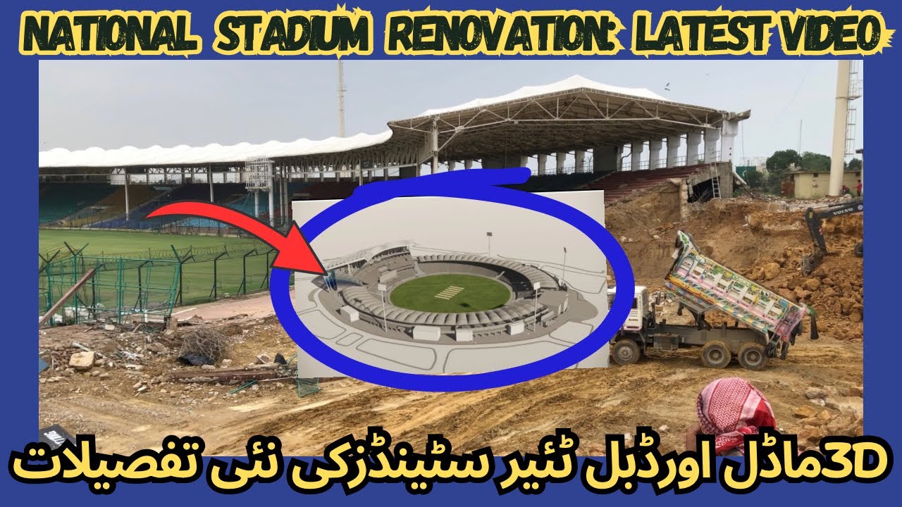 National Stadium Renovation 🛑 3D Model And Double Tier Stands Exclusive ...