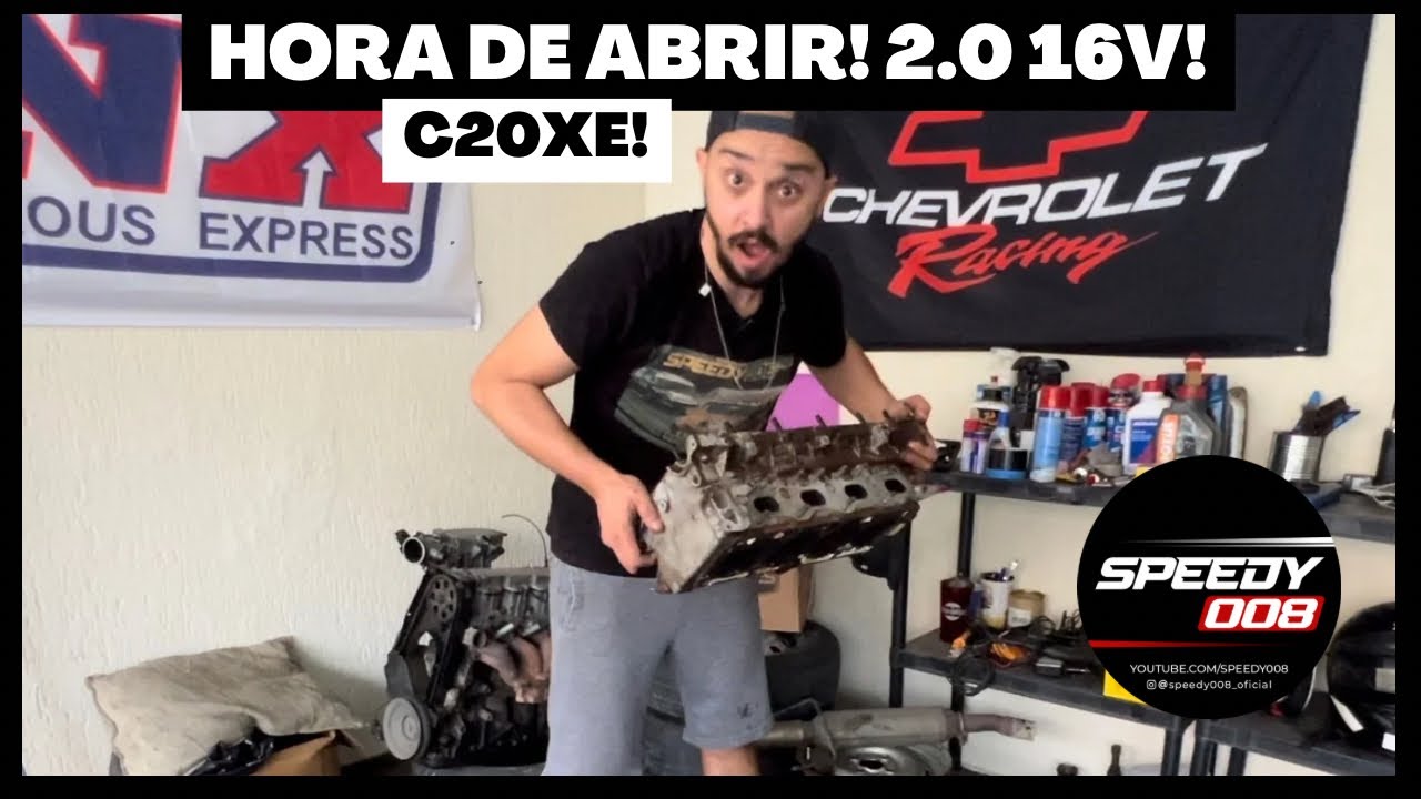 MOTOR 2.0 16v C20XE RED TOP | RETIRANDO O CABEÇOTE! SWAP CHEVETTE ...