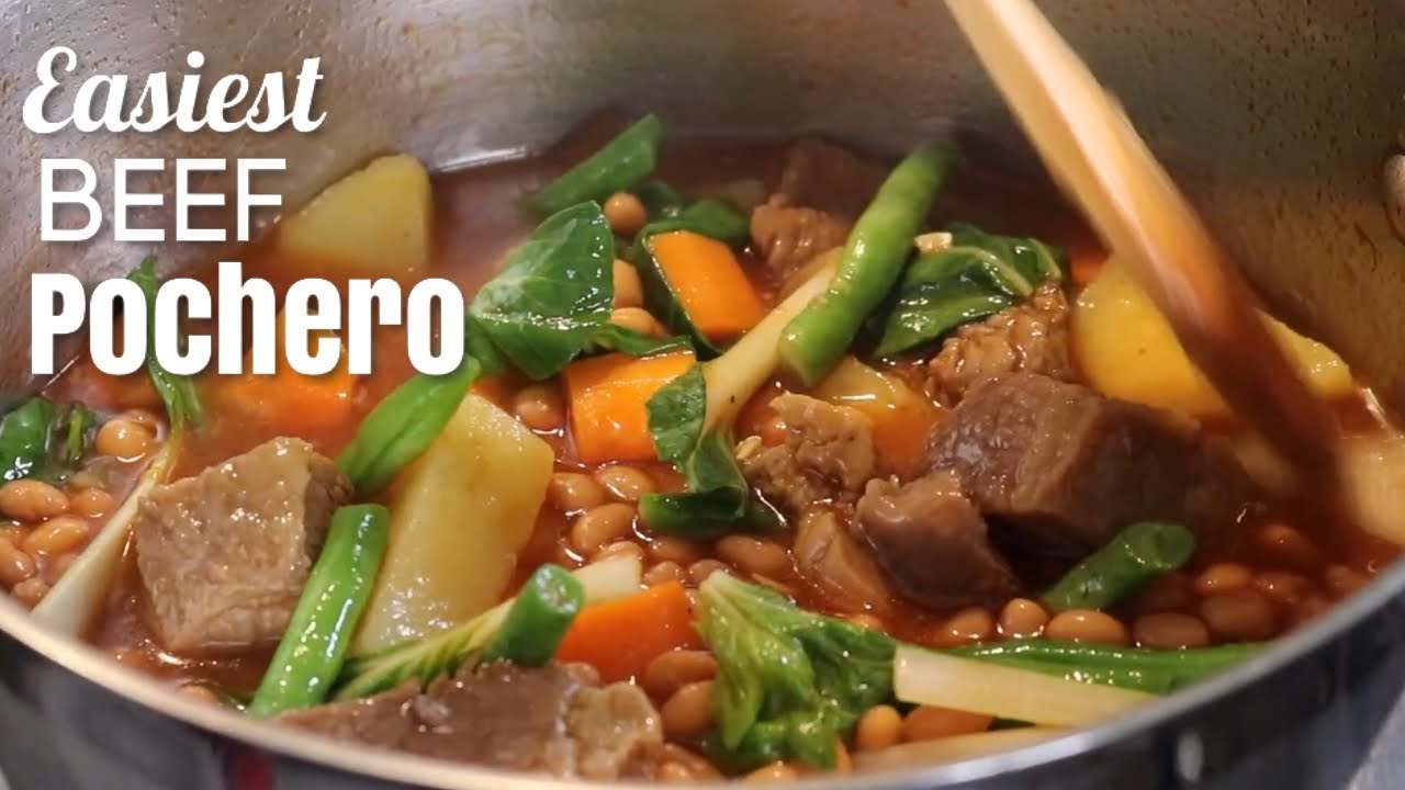 Easiest BEEF POCHERO Recipe - YouTube