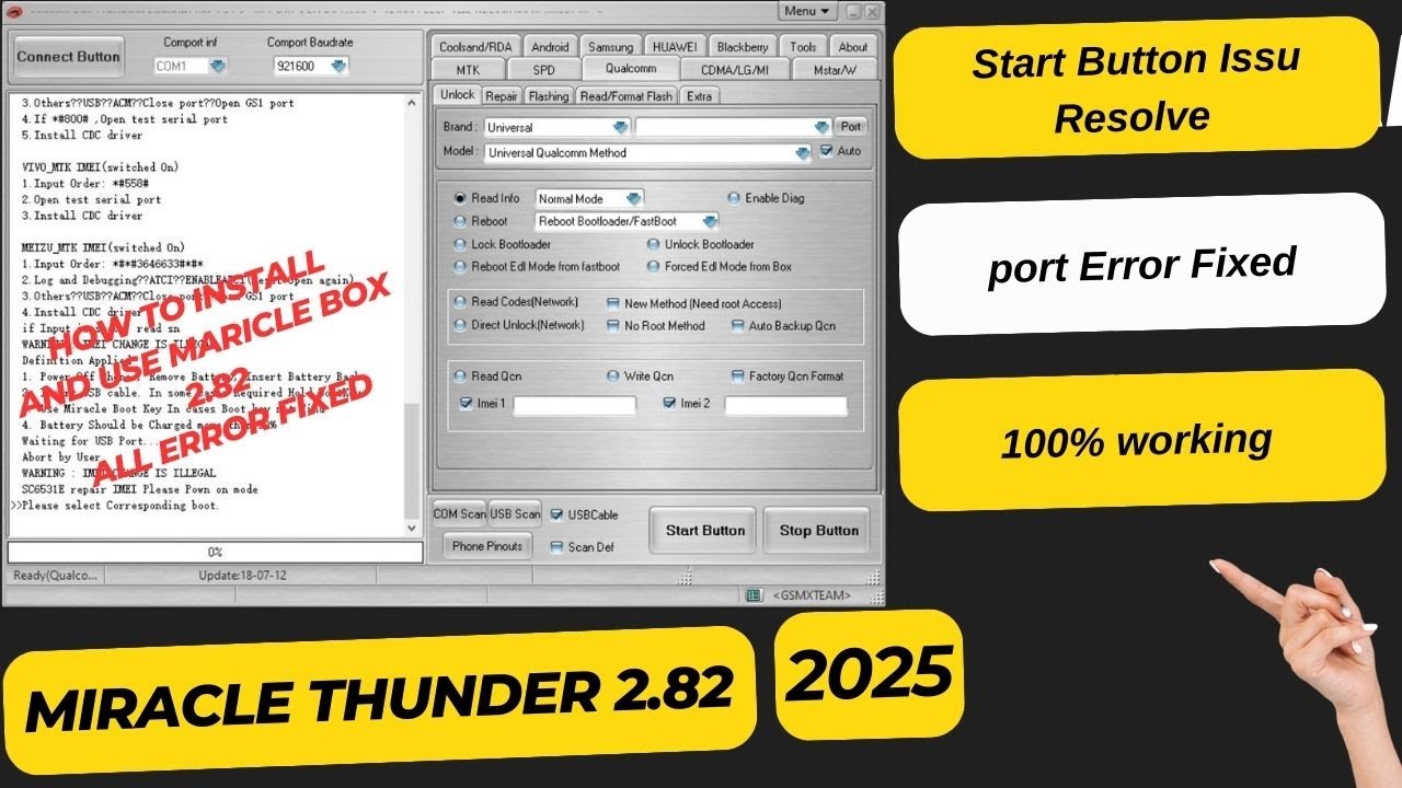 Miracle Box 2.82 Free Download | Lifetime Activated | Start Button ...
