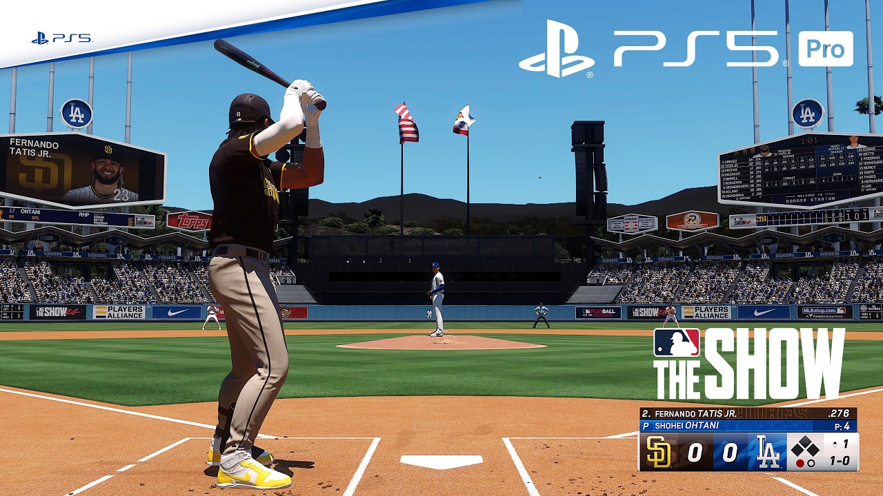 MLB The Show 24! - Gameplay Yu Darvish Vs Shohei Ohtani SD Vs LAD (PS5 PRO) 4K 60fps - YouTube
