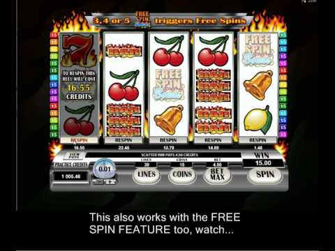 Retro Reels Extreme Heat Pokie Slot Machine - YouTube