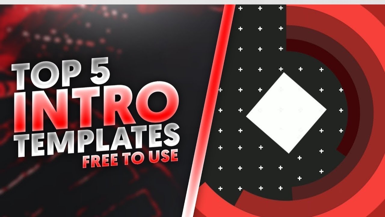 Top 5 Best Intro Templates For YouTube Channels - 2020 || Without Text ...