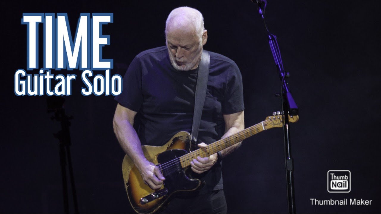 DAVID GILMOUR - TIME - GUITAR SOLO - Massimo Lia - NB: iscriviti al ...