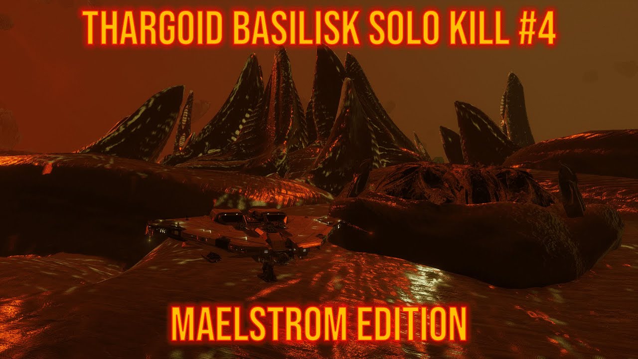 [Thargoid War] Thargoid Basilisk Kill Maelstrom Edition (Full Fight ...