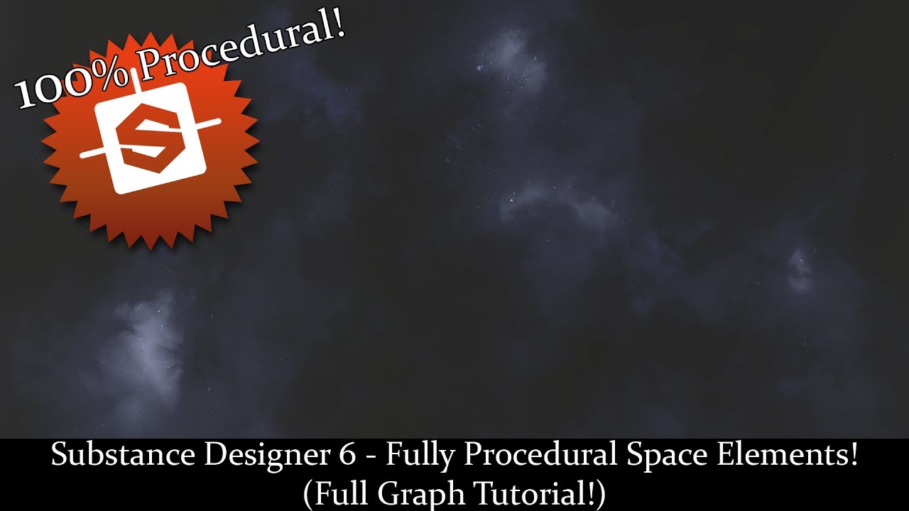 Substance Designer 6 - Fully Procedural Space Elements! (Full Graph ...