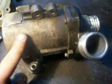 Электроуправляемый водяной насос системы охлаждения ДВС на BMW N52K 2.5 ...