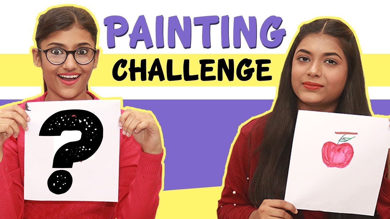 Painting Challenge Ft. Samreen Ali | Mahjabeen Ali - YouTube