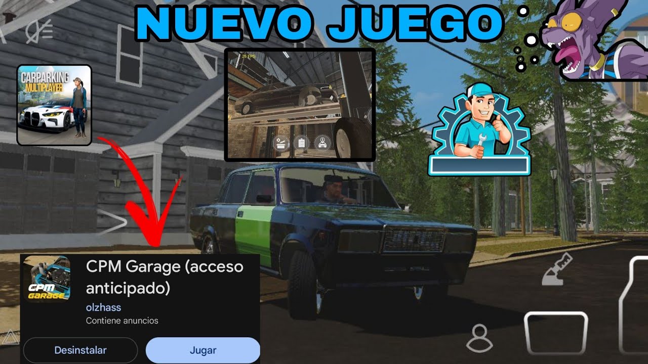 NUEVO JUEGO DE OLZHASS GAMES CPM GARAGE - YouTube