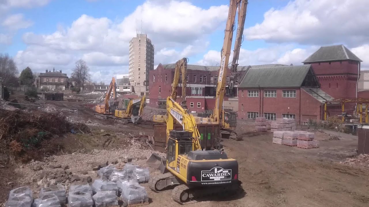 Cawarden demolition machines - YouTube
