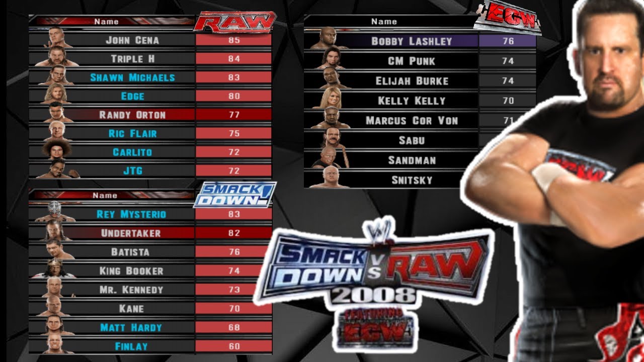 ECW General Manager Career dengan Draft Default - YouTube