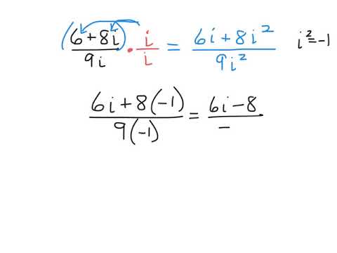 Ms. Shannon's Skills Video - Rationalizing complex numbers 2 - YouTube