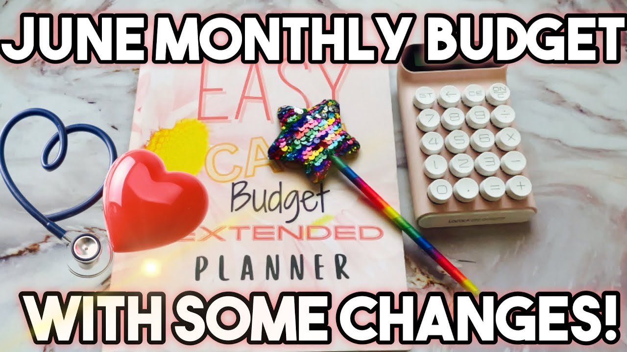 JUNE 2023 BUDGET WITH ME! BUDGETING RN PAY! CASH BUDGET THE EASY WAY ...