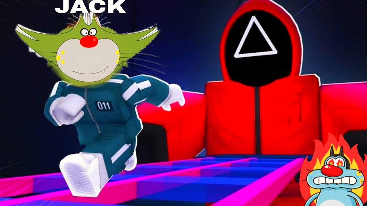 OGGY AND JACK | PLAY SQUID GAME IN ROBLOX | Oggy and the cockroaches in ...