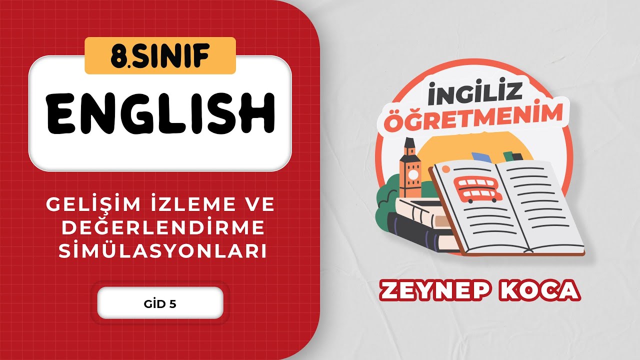 8. Sınıf İngilizce GİD Simülasyonları - 05 Soru Çözümleri | Zeynep Koca ...