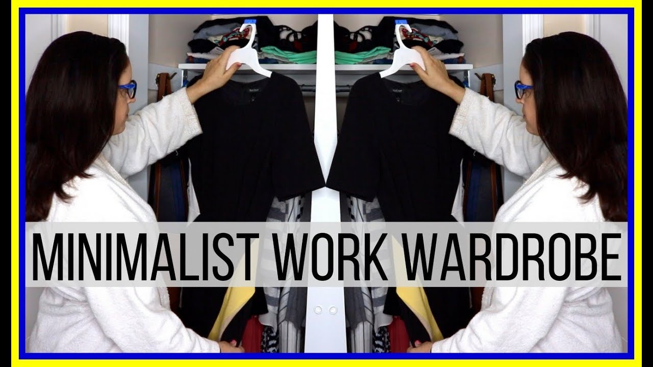 My Minimalist Work Wardrobe // Capsule Work Wardrobe Essentials - YouTube