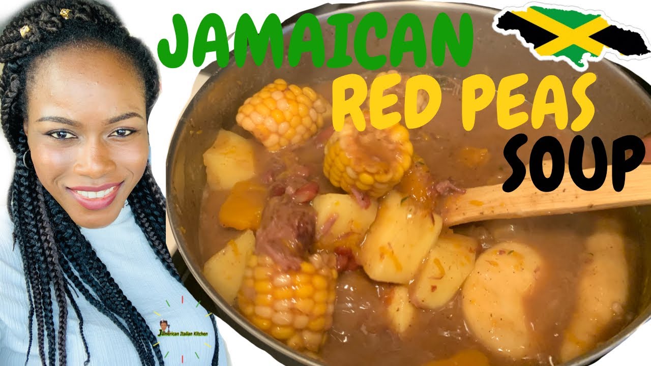 Jamaican Red Peas Soup || Red Peas soup Recipe || How to make Jamaican ...