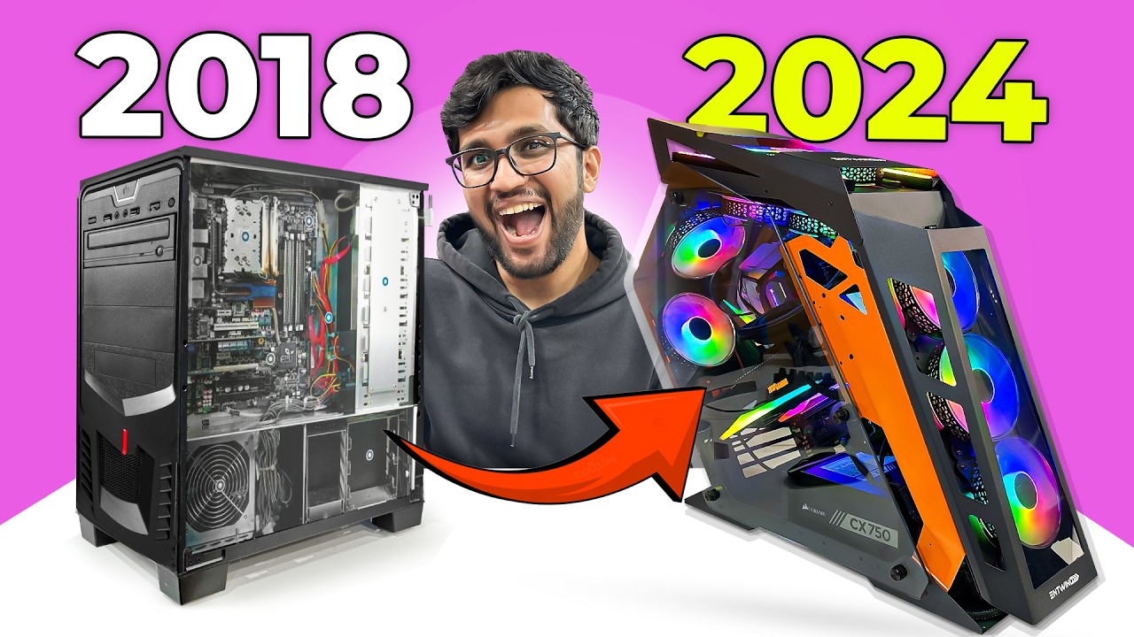 TRANSFORMING MY FIRST YOUTUBE MONEY GAMING PC ! - YouTube