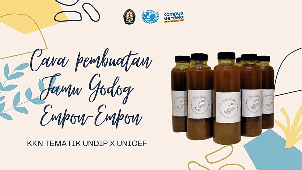 Resep dan Cara Pembuatan Jamu Godog Empon-Empon - YouTube
