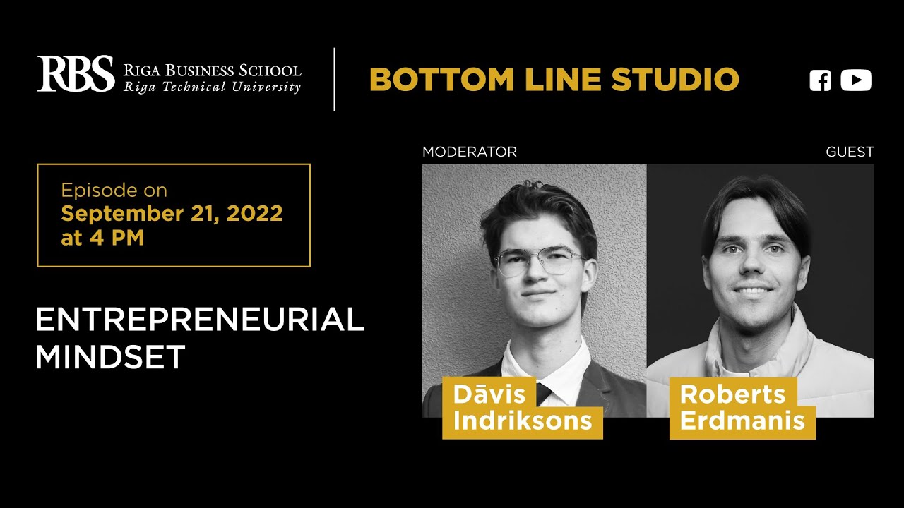 BOTTOM LINE STUDIO: Our guest Roberts Erdmanis - YouTube
