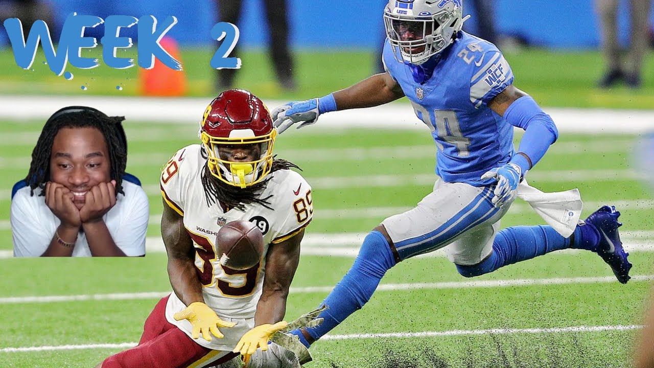 Washington Commanders vs. Detroit Lions | Week 2 Game Highlights! Reaction - YouTube