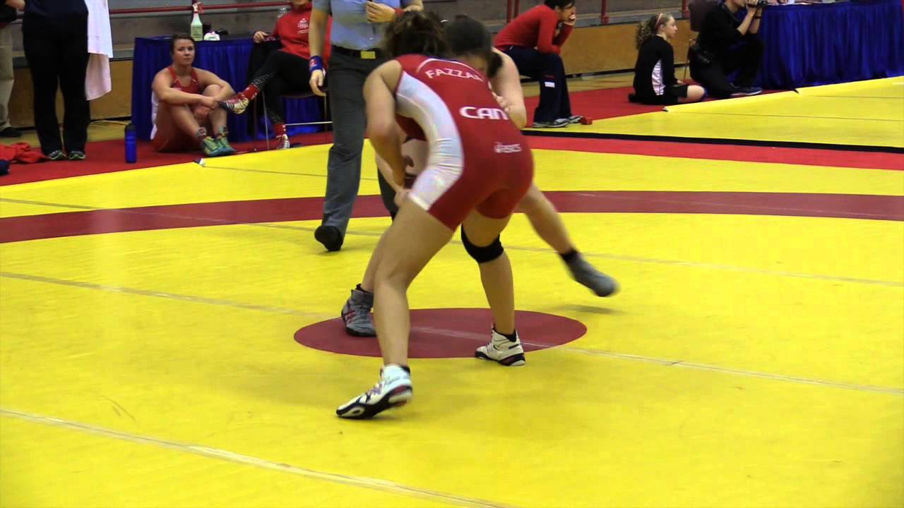 2015 Nordhagen Classic: 63 kg Exhibition Michelle Fazzari vs. Lenee ...