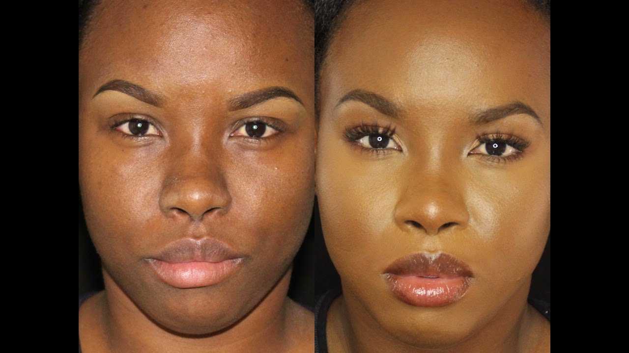 FULL FACE FOUNDATION, HIGHLIGHT AND CONTOUR ROUTINE 2017 (Oily Skin ...