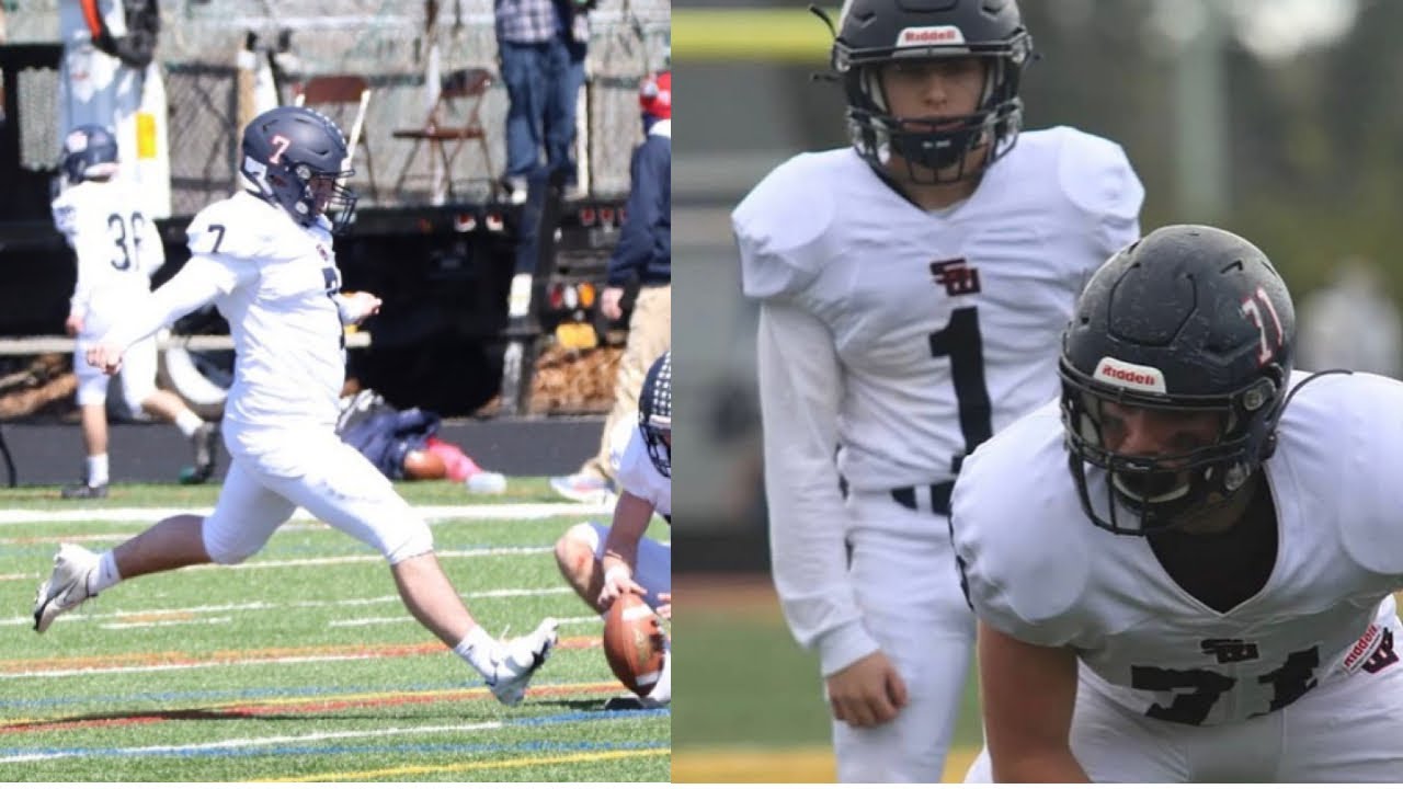 Top Kicker and Future Top Lineman (John Lorefice and Michael Teplansky ...