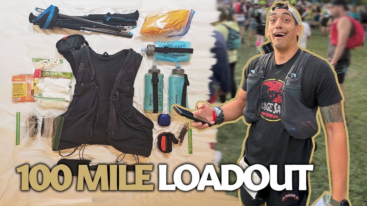 What to Carry for a 100 Mile Ultramarathon (UTMB Grindstone 100) - YouTube