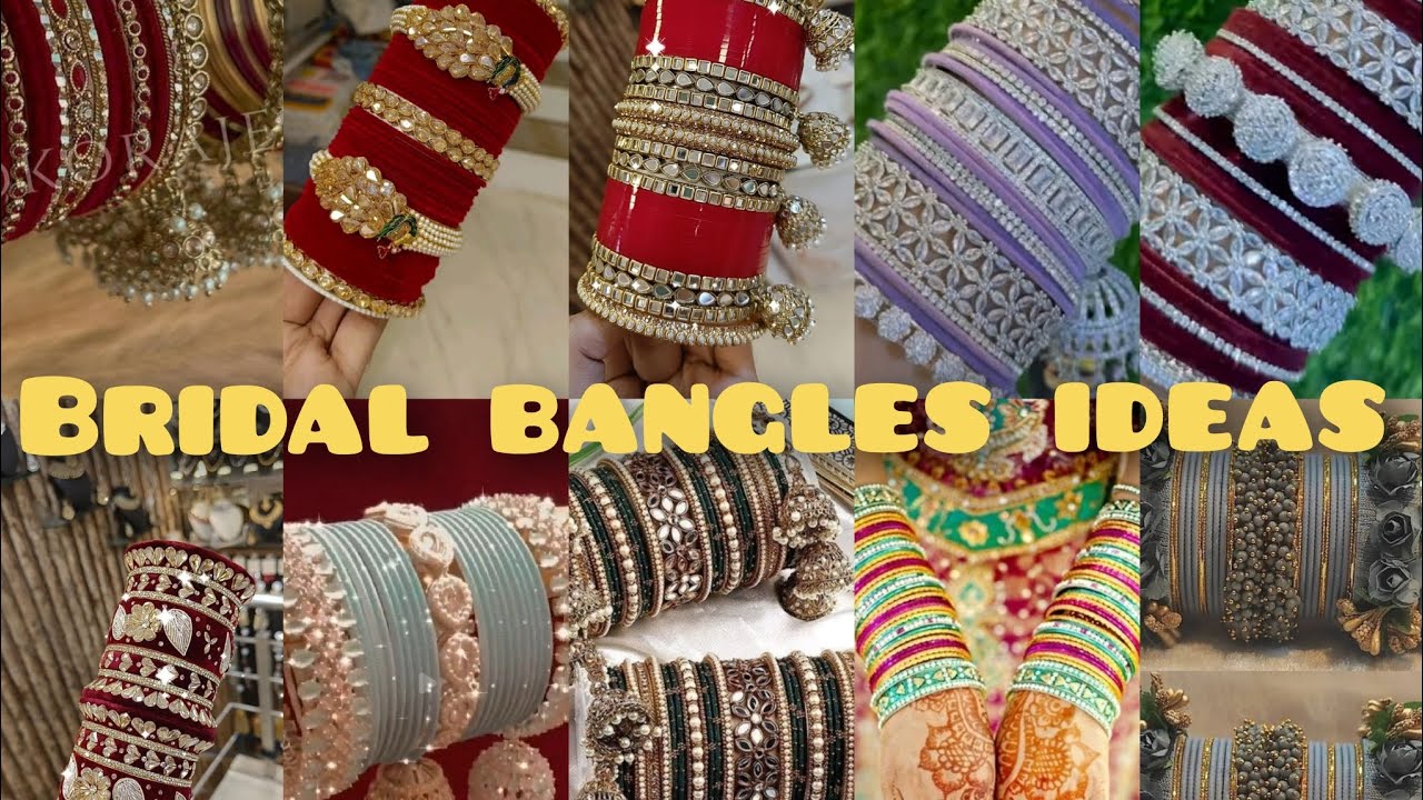 bridal bangles ideas@for shadi session@fashion ideas wali - YouTube
