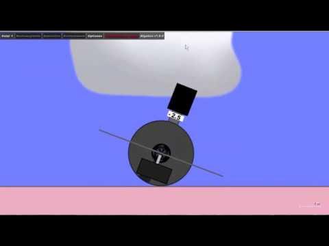 Algodoo / Phun Balancierer mit Scripting - YouTube