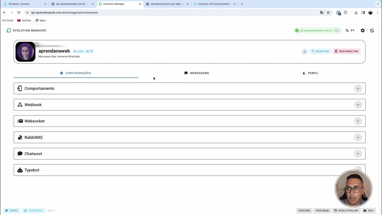 Evolution API: Reiniciando Container e PERSONALIZANDO cor do QRCode Com DOCKER - YouTube