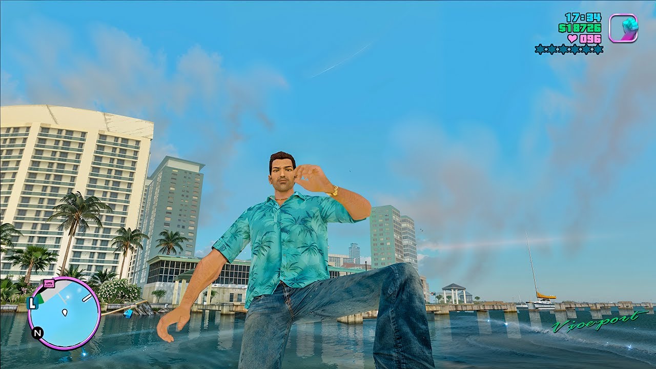 GTA Vice City: Ice City ️ Snow Takes Over Vice City! Extreme Driving ...
