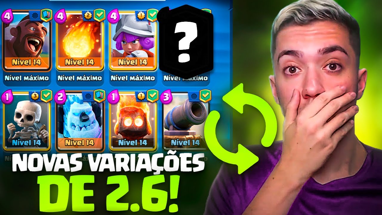 O 2.6 FICA MUITO MELHOR NO CLASH ROYALE FAZENDO ESSAS ALTERAÇÕES! - YouTube