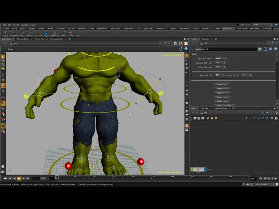 Hulk Rig Houdini 2 - YouTube