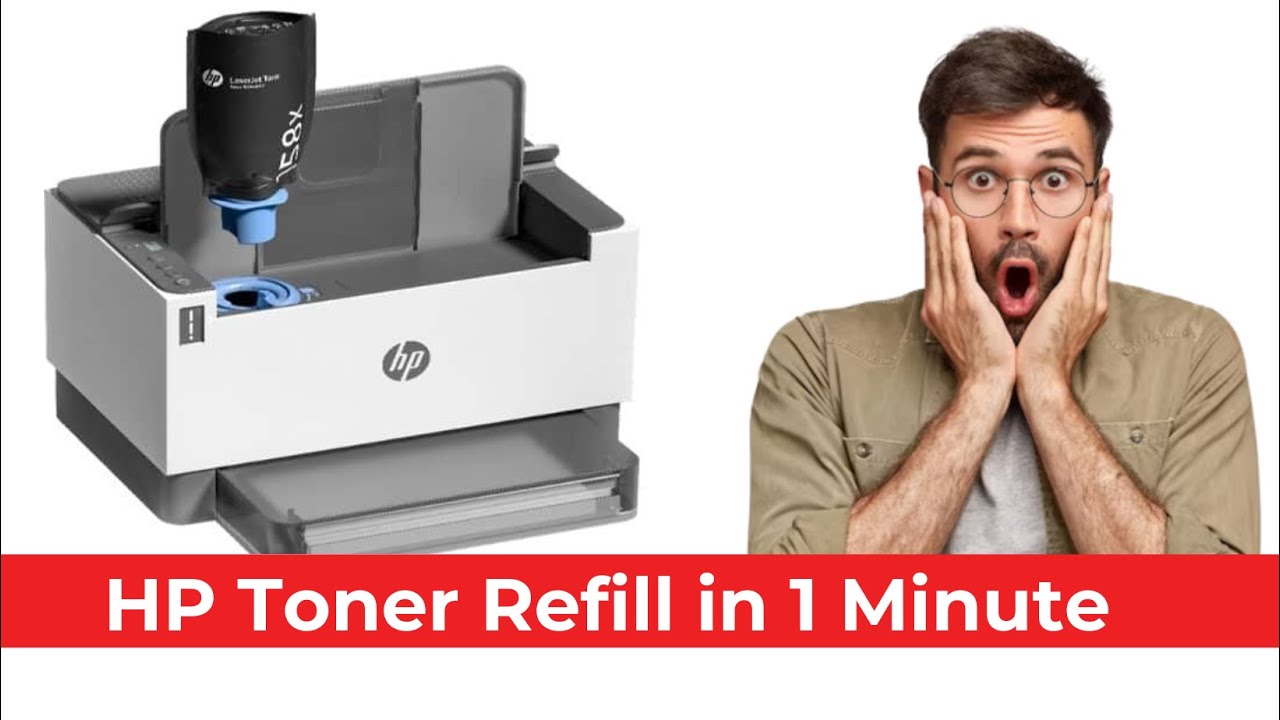 HP Laserjet Tank MFP 2606sdw Printer Toner Refill Kaise Kare | New ...