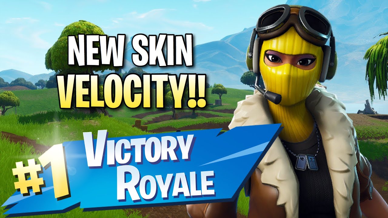 New Velocity Skin!! 10 Elims!! - Fortnite: Battle Royale Gameplay - YouTube