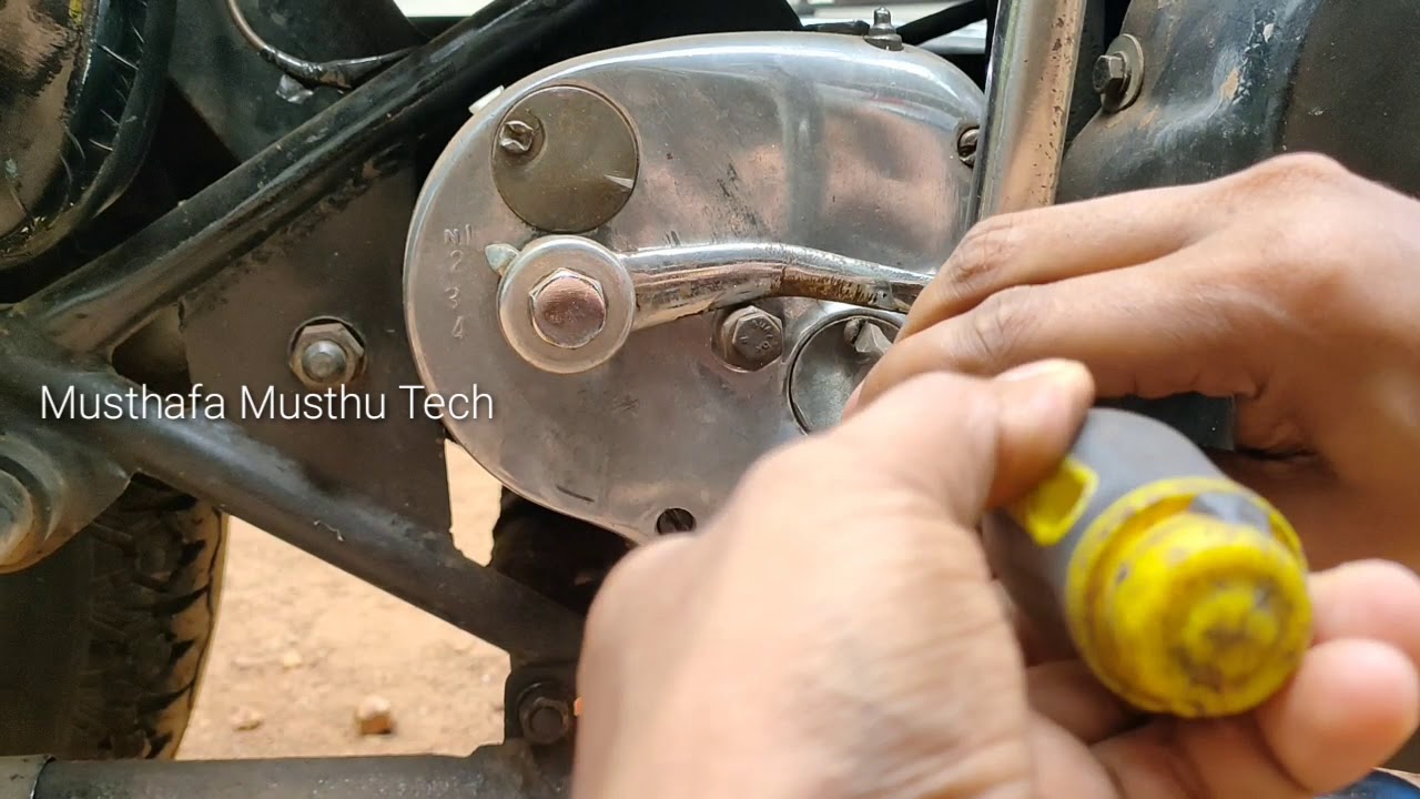 Old Bullet clutch adjustment || Royal Enfield Bullet clutch adjustment ...