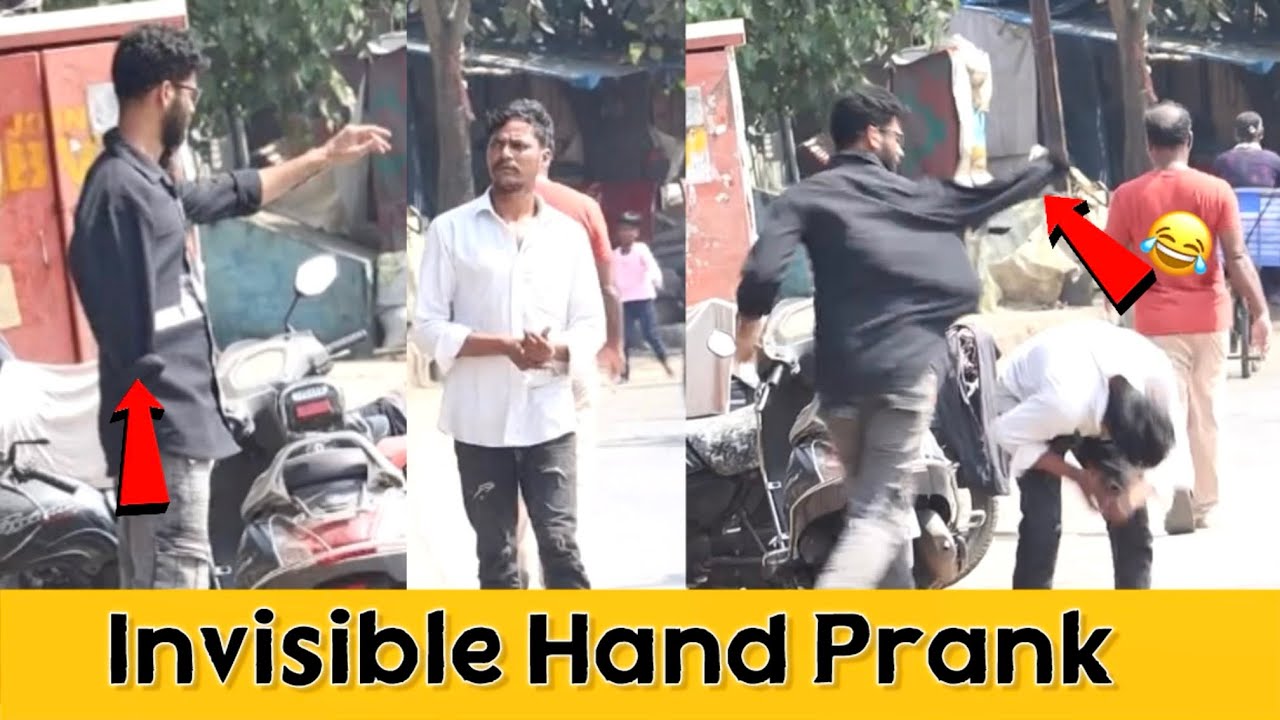 Invisible Hand Prank 🤣 | Funny Video | Prank In India | - YouTube