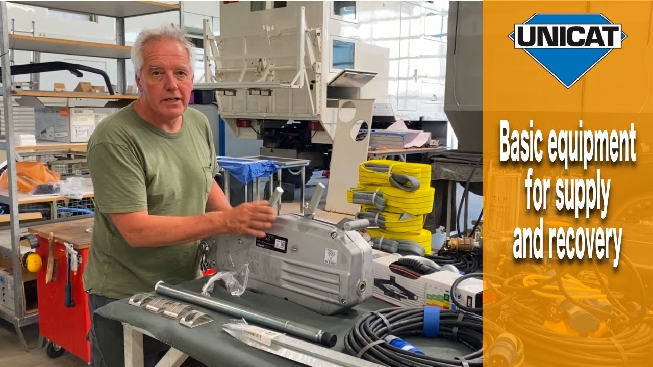 UNICAT Expedition Vehicle: Basic equipment for supply and recovery ...
